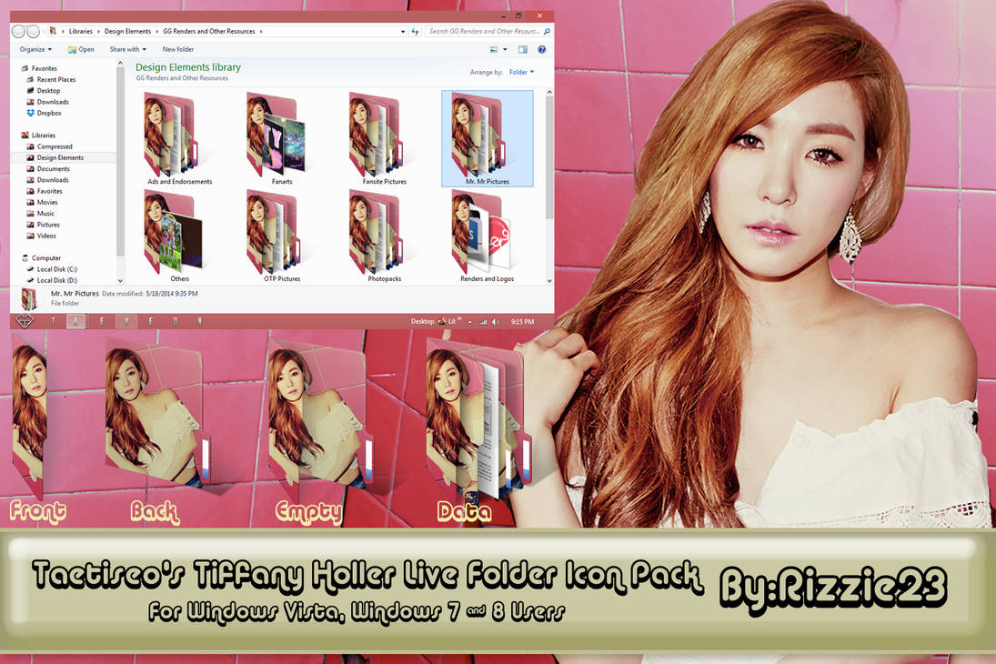 Taetiseo's Tiffany Holler Live Folder Icon Pack by Rizzie23 on DeviantArt
