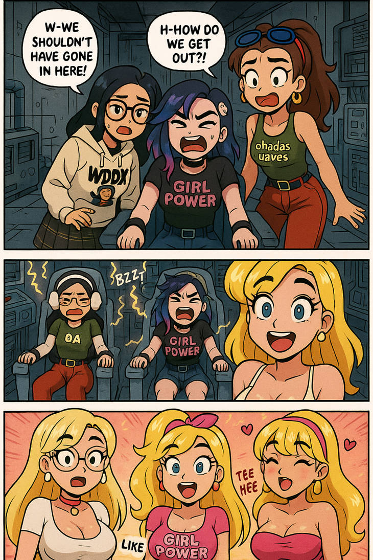 OC Trio Bimbofication sequence by TGTFFactory on DeviantArt