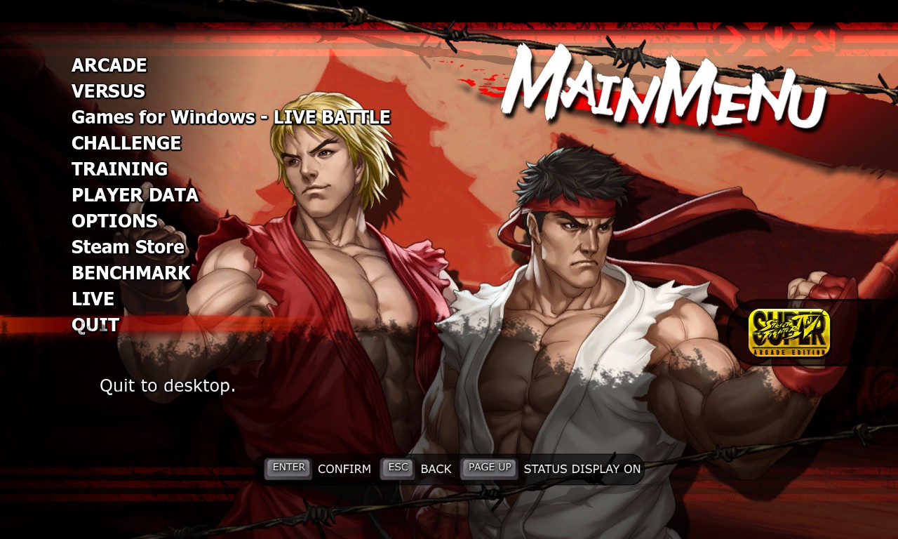 SSF4 AE Classic Menu by Augh on DeviantArt