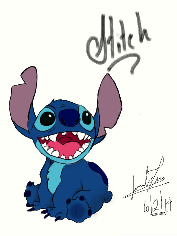 Stitch colored by JewelzFire on DeviantArt