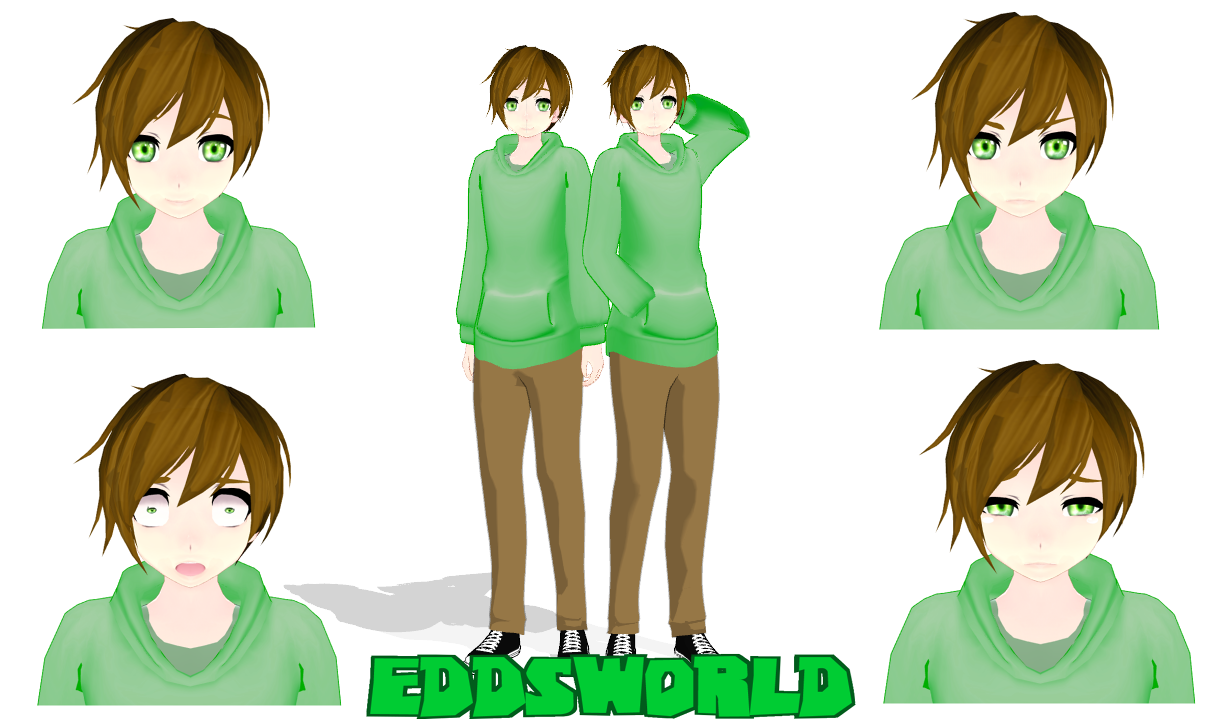 MMD Model-Edd[EddsWorld] by Elby-Yoselin on DeviantArt