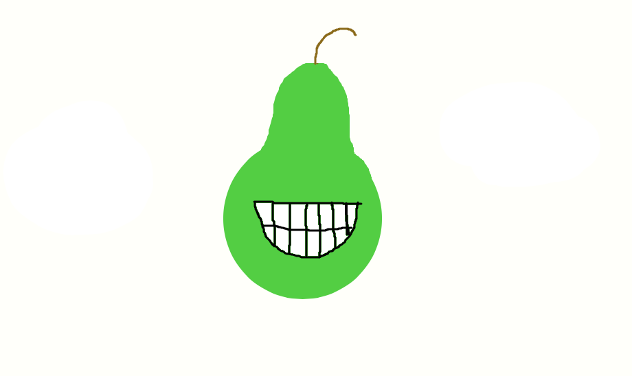 Biting Pear by LuigisLittleAngel on DeviantArt
