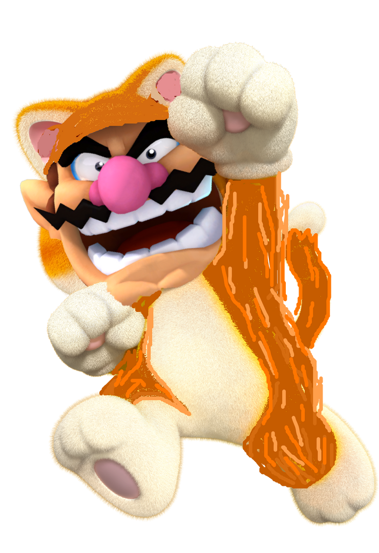 Cat Wario Version 1 by VeinTrippin on DeviantArt