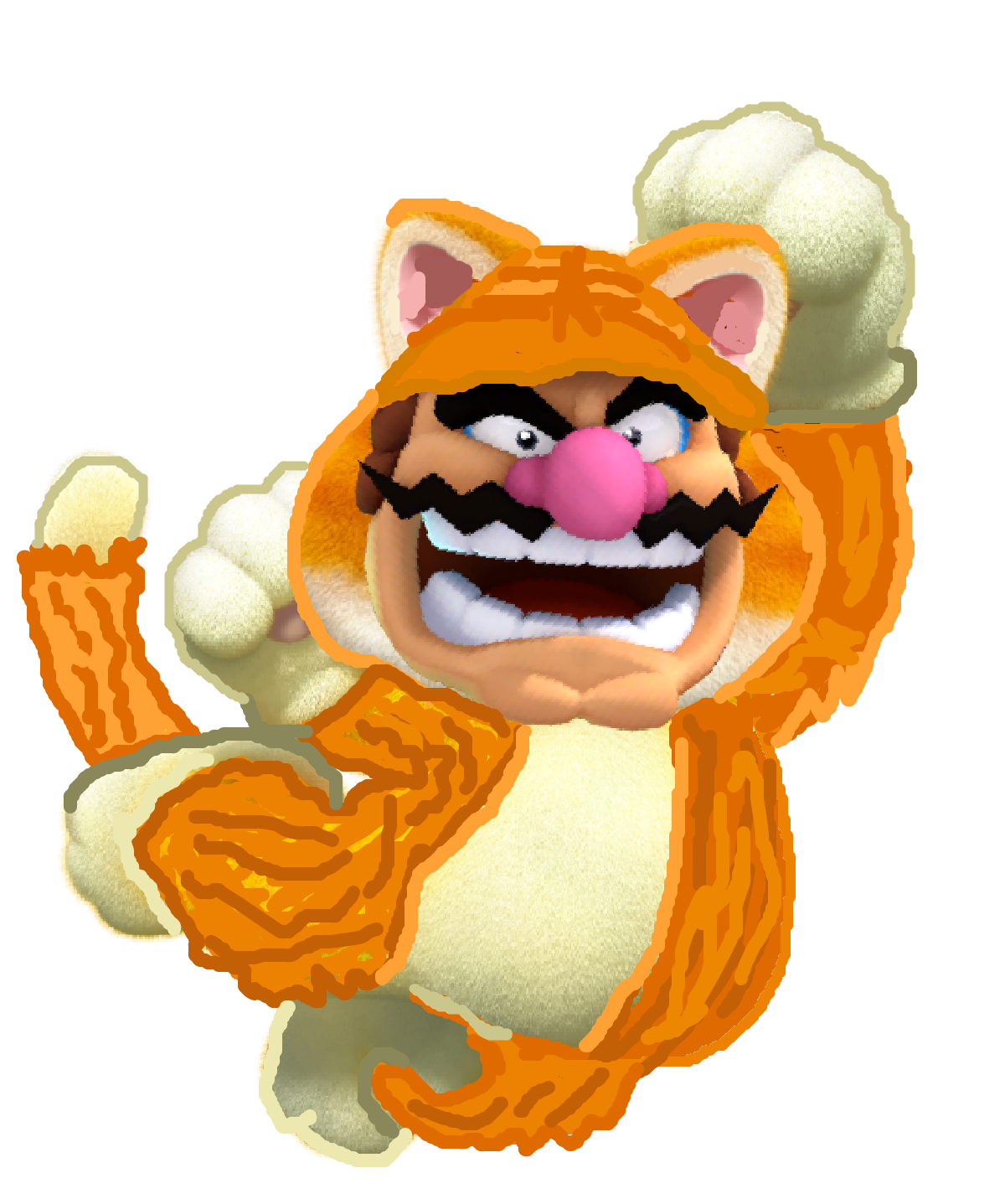 Cat Wario Version 2 by VeinTrippin on DeviantArt