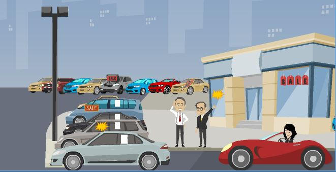 Vyond Business Friendly - The Car Dealership by PorshaCrystal12 on ...