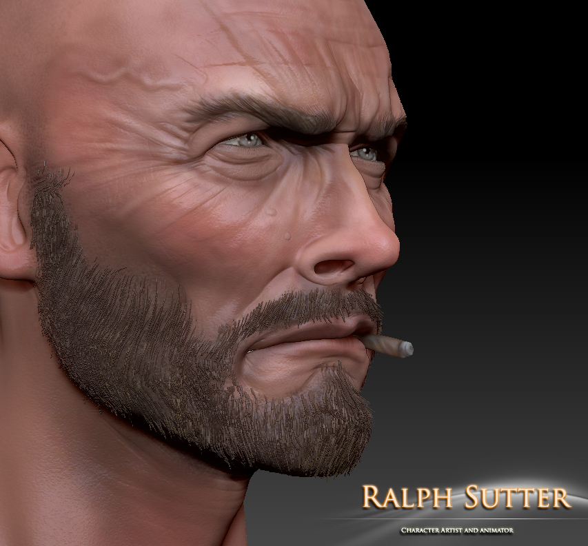 Clint 3D Sculpt Skin Texture Test by FoxHound1984 on DeviantArt
