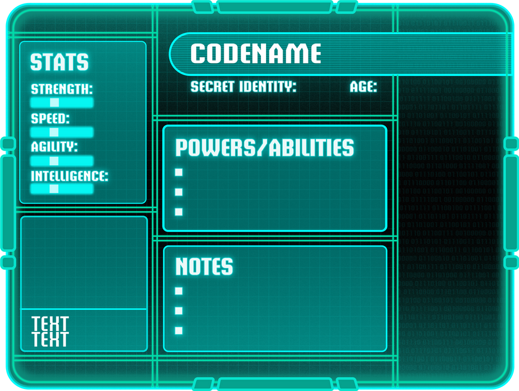  F2U Young Justice Character Bio Template By Codyamory On DeviantArt