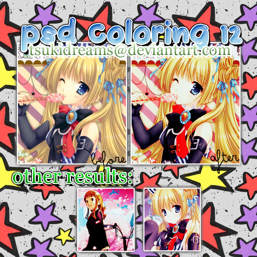 psd coloring 12 - anime by tsukidreams on DeviantArt