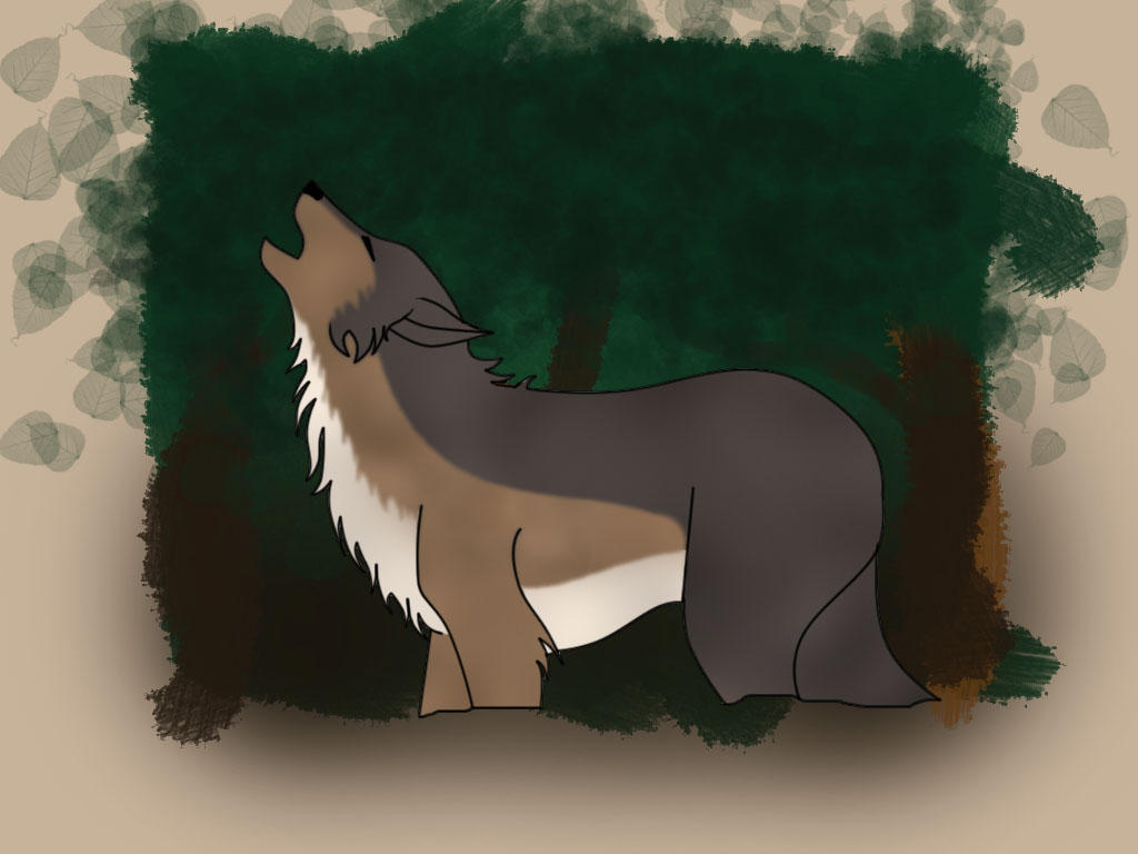 Wolf in forest by Swiftsand on DeviantArt