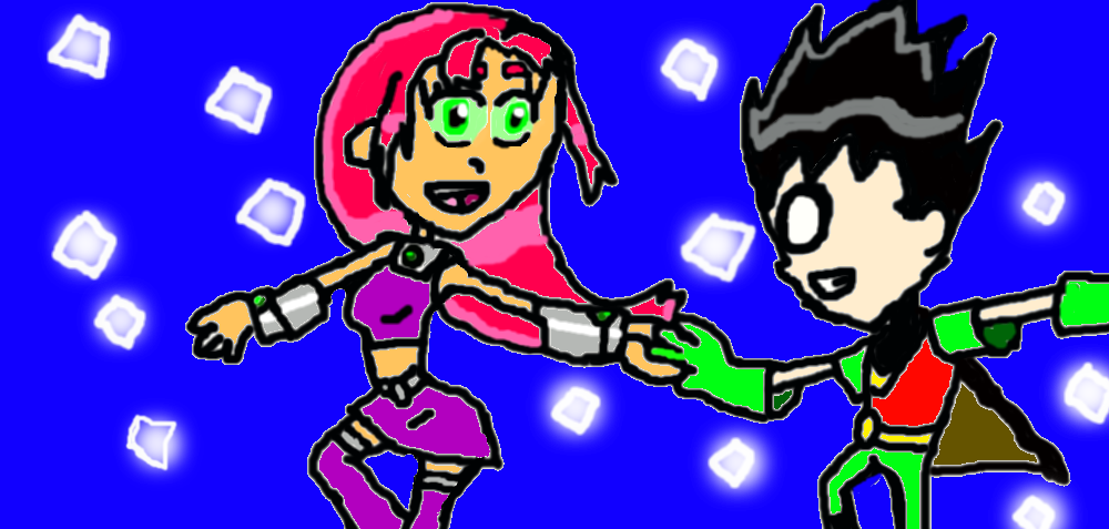 cartoon couples: robin and starfire by conyeje8020 on DeviantArt