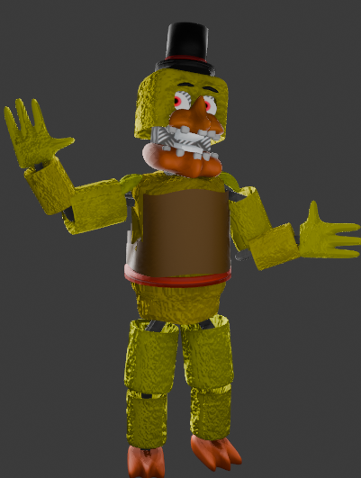 Fnaf Chicken animatronic (Rigged) by EddyFicio123 on DeviantArt