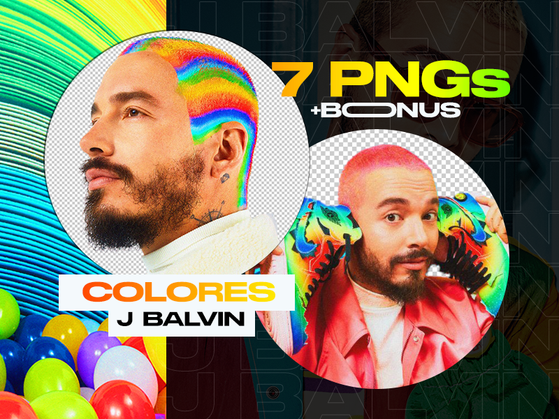 Colores - J Balvin PNGs by AnittaPng on DeviantArt
