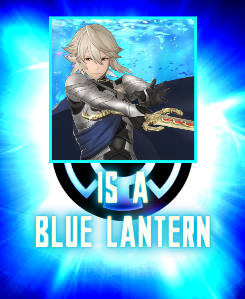 male Corrin is a Blue Lantern by malecorrin on DeviantArt