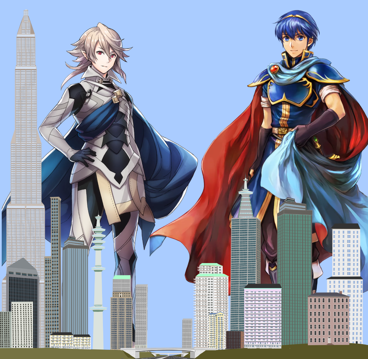 giant marth and giant male corrin by malecorrin on DeviantArt