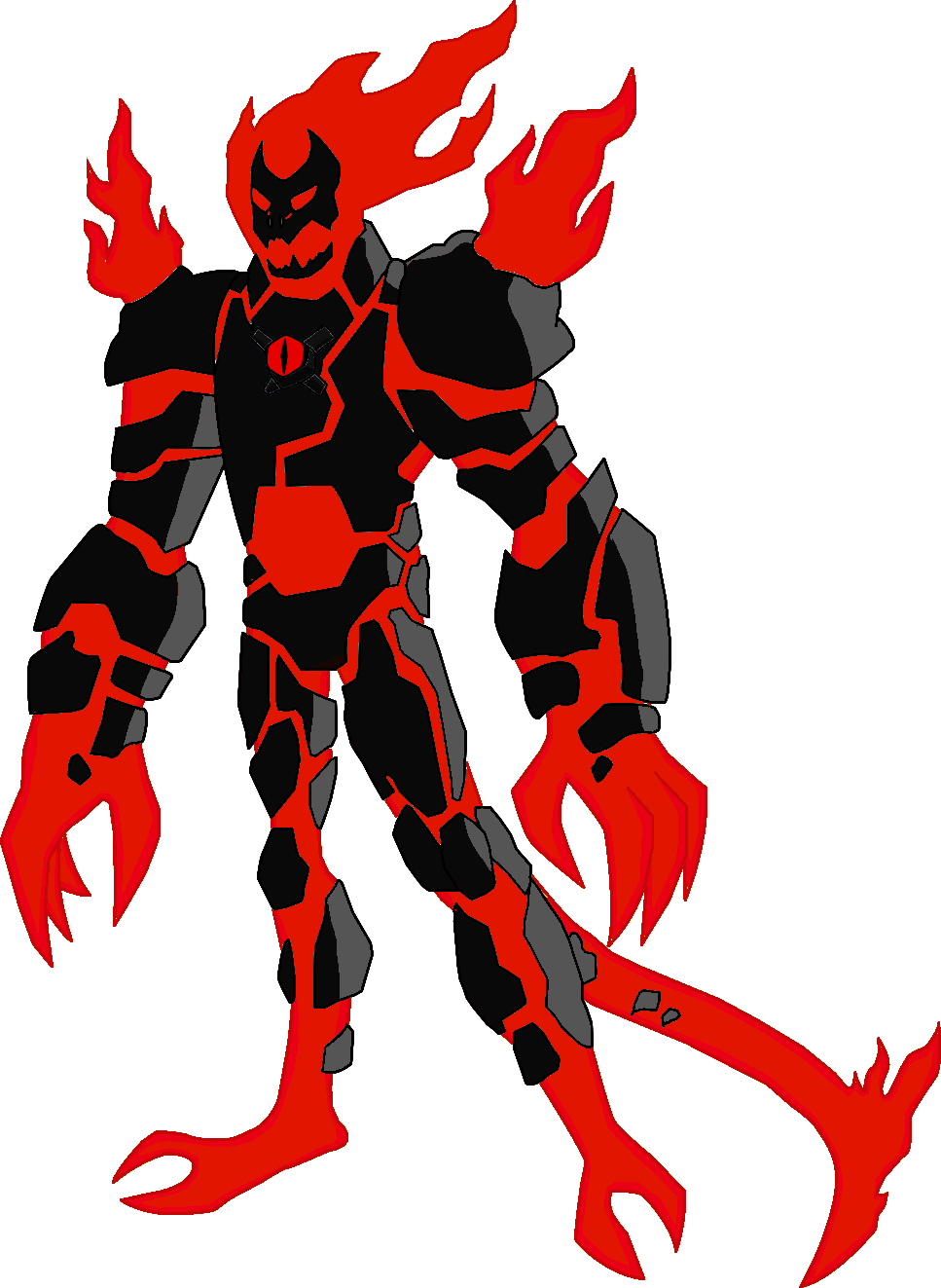 Ultimate Heatblast eva by malecorrin on DeviantArt