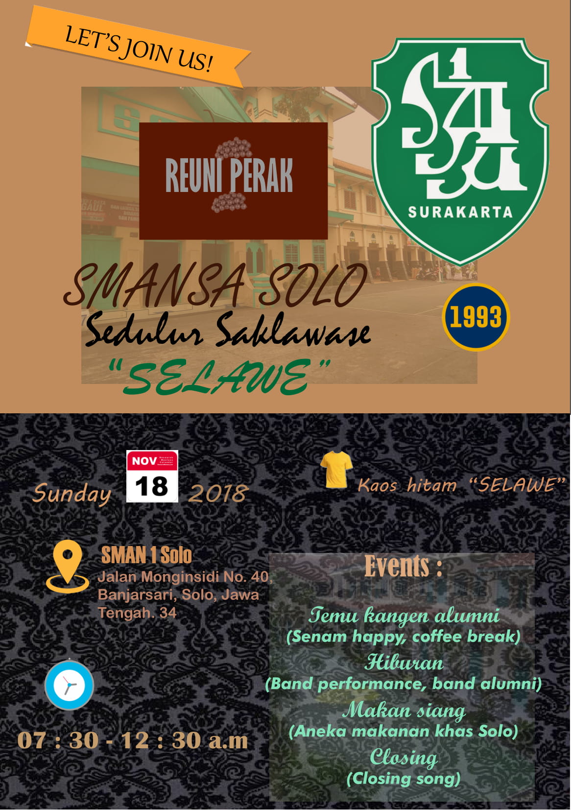 SMANSA Solo silver reunion flyer design by itstitadh23 on DeviantArt