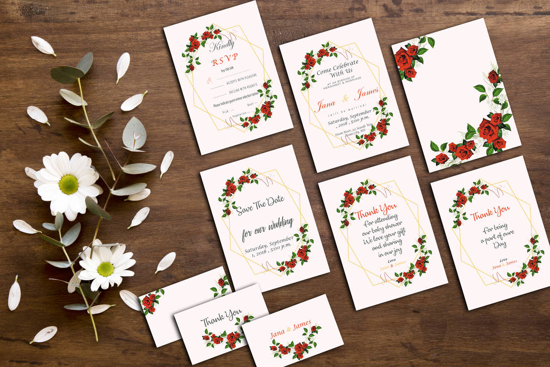 Geometric Invitation by mream on DeviantArt