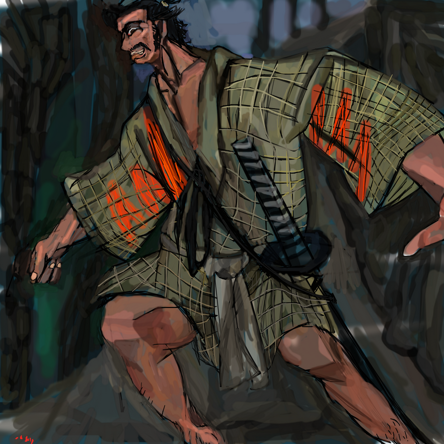 Kurosawa's Seven Samurai - Kikuchiyo 2 by XbinaryBrwnfanartist on ...