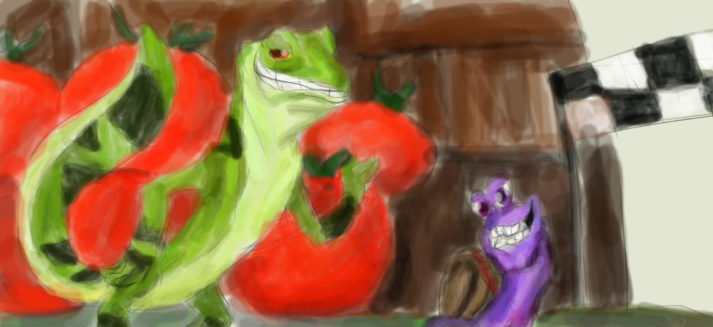 Turbo FAST - Ace Gecko and Breakneck by XbinaryBrwnfanartist on DeviantArt