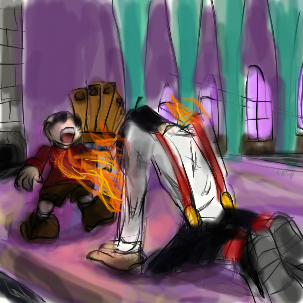 KND - Numbuh 1 vs. Father 7 by XbinaryBrwnfanartist on DeviantArt