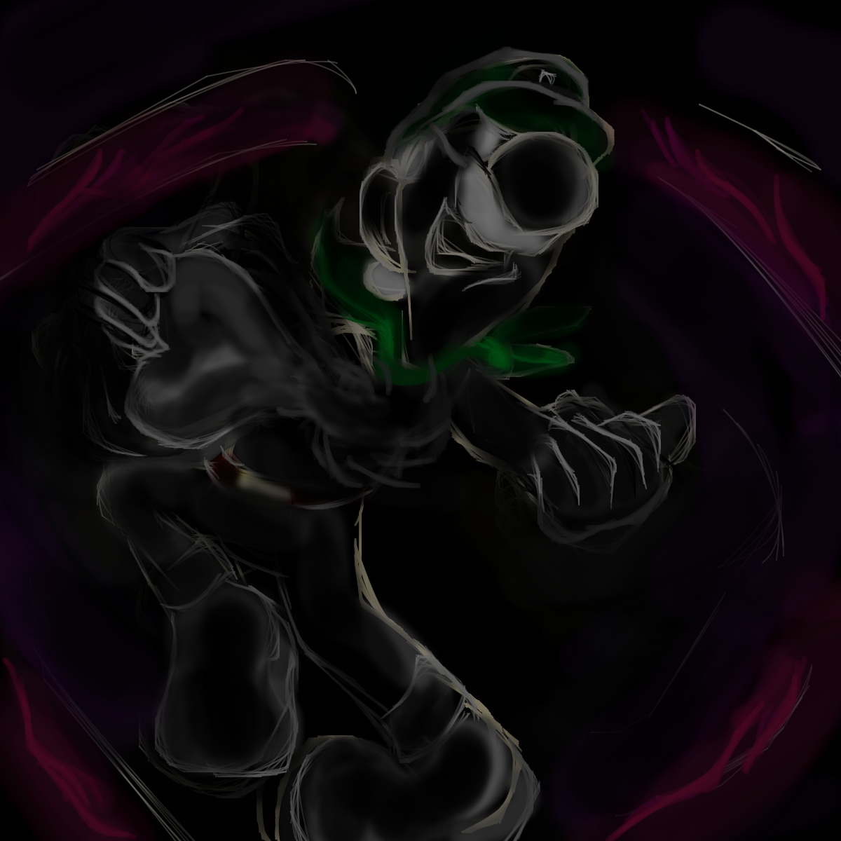 Super Paper Mario AU - Mr. L - Darkness to All by XbinaryBrwnfanartist ...