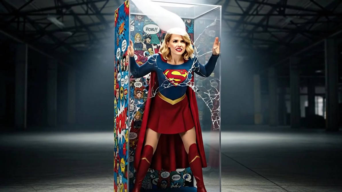 Supergirl Boxed Up by justnorm on DeviantArt