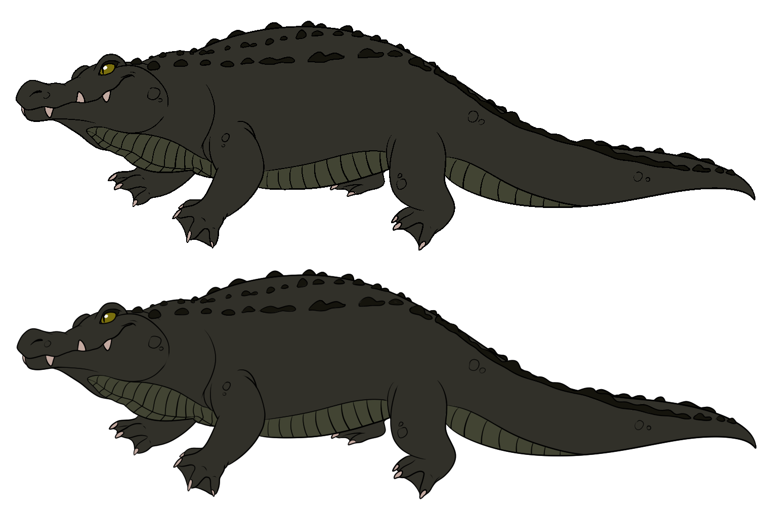 Crocagator Base F2U by oCrystalArt on DeviantArt