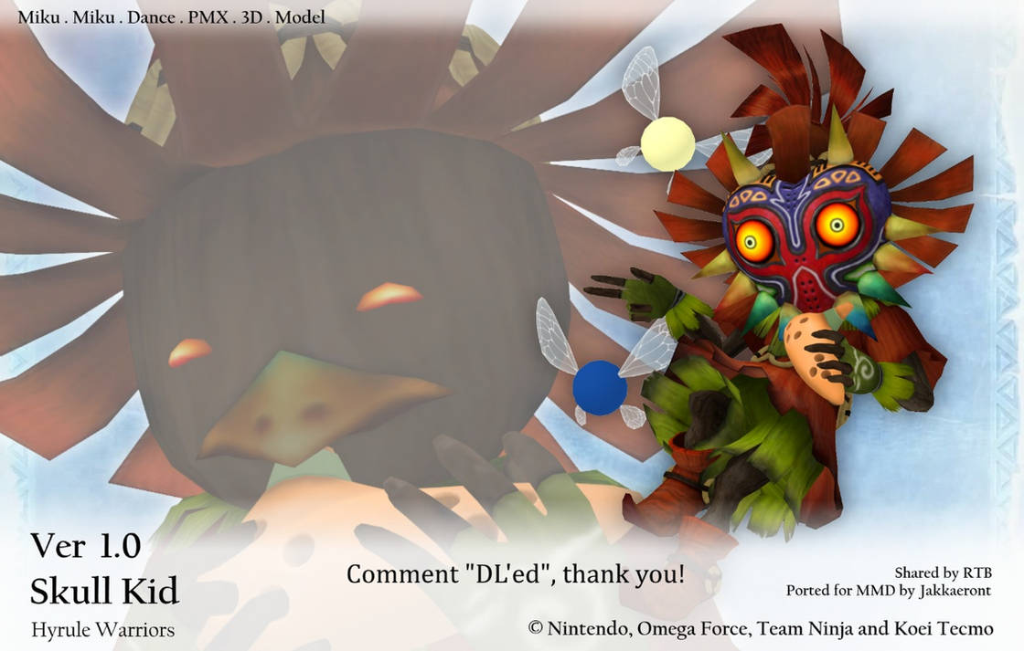 MMD Skull Kid DL Ver 1.0 (Hyrule Warriors) by Jakkaeront on DeviantArt