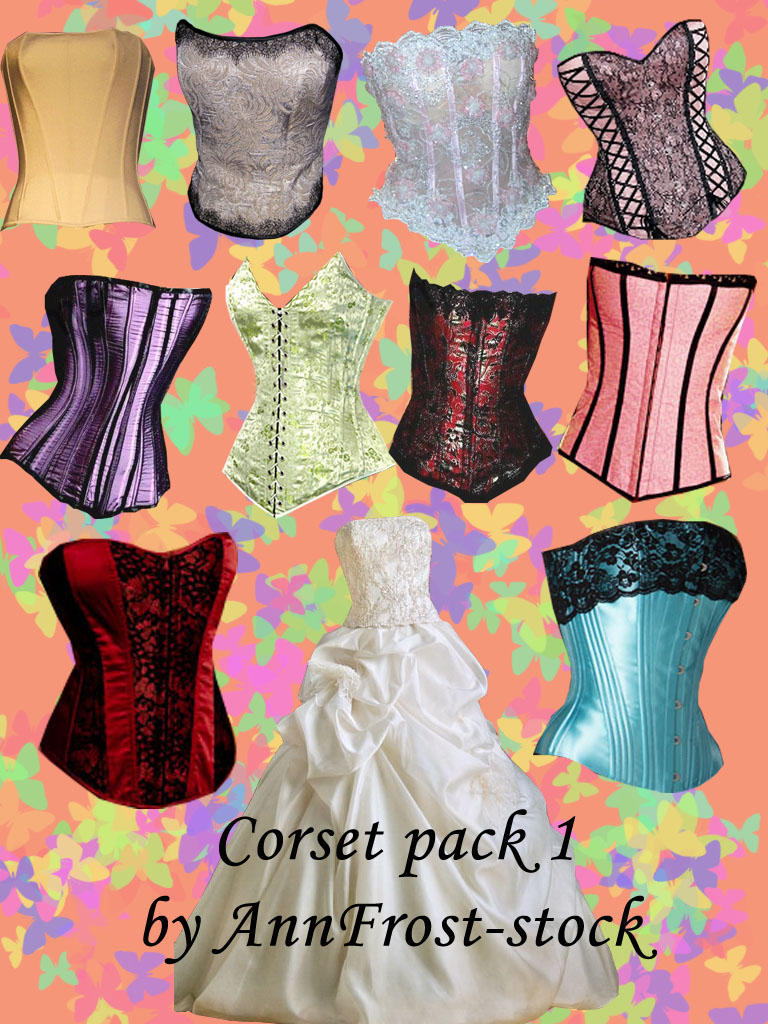 Corset pack I by AnnFrost-stock on DeviantArt