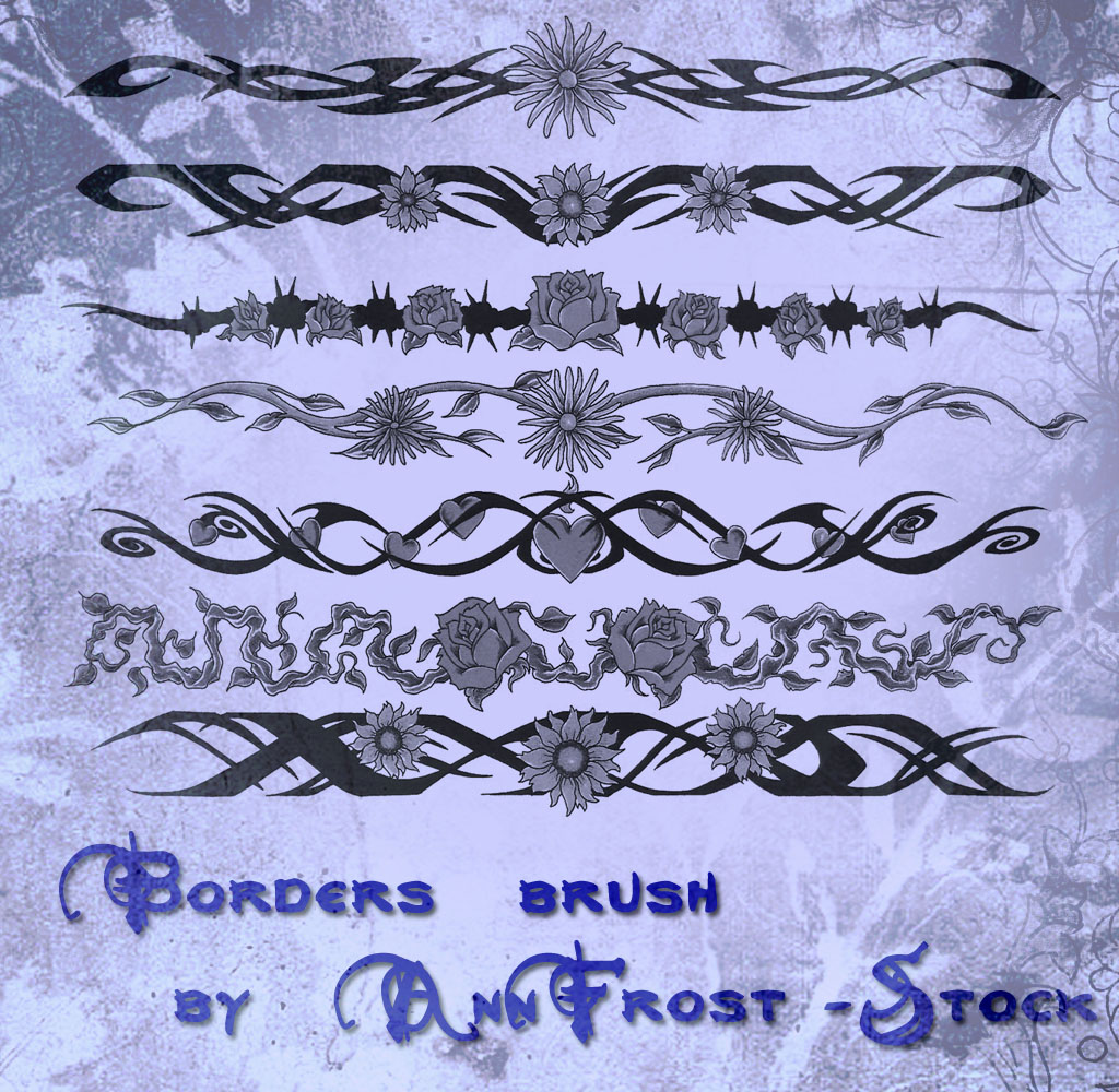Borders brush set by AnnFrost-stock on DeviantArt
