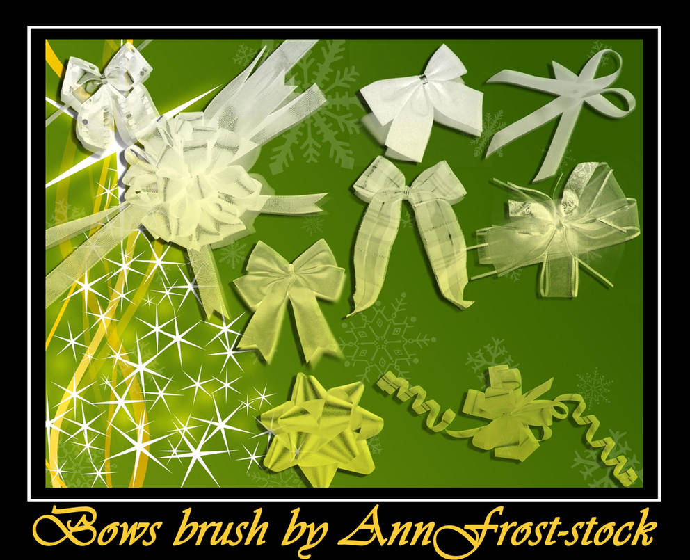 Bows brush by AnnFrost-stock on DeviantArt