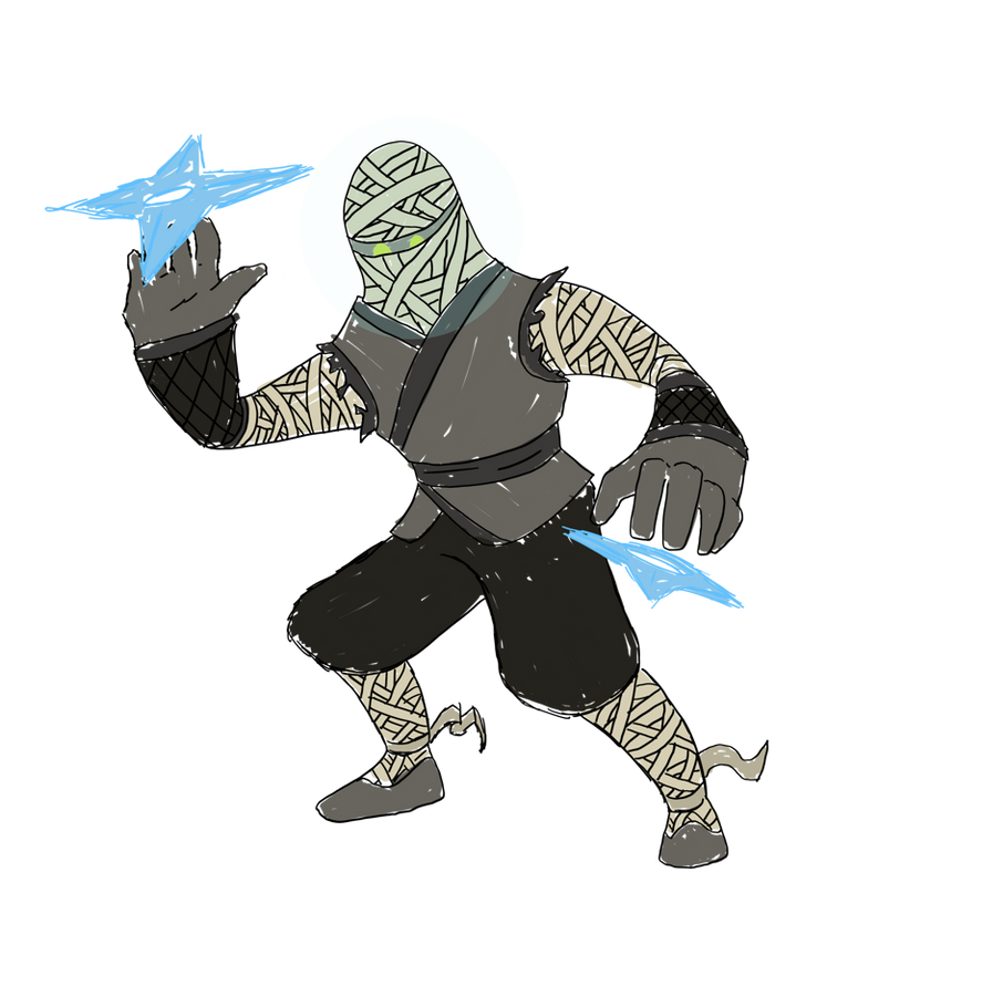 Super Powerd Space Mummy Ninja Man Doodle by Deterex525 on DeviantArt