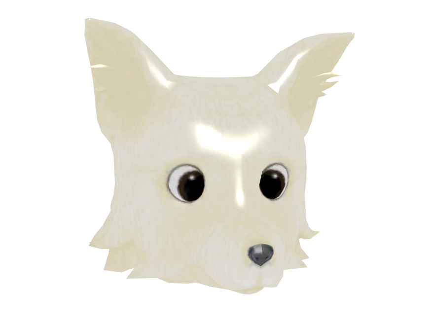 MMD- roblox Arctic Fox Head (old) by Ghoulbeanz on DeviantArt