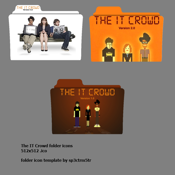 IT Crowd folder icons by astr0man on DeviantArt