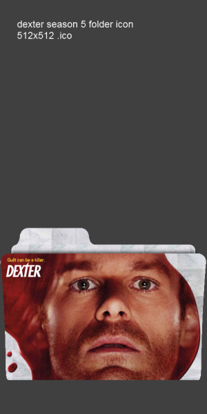 dexter s05 folder icon by astr0man on DeviantArt