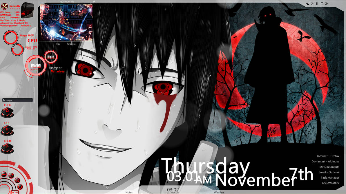 Sasuke theme [Updated] by Quantum99 on DeviantArt