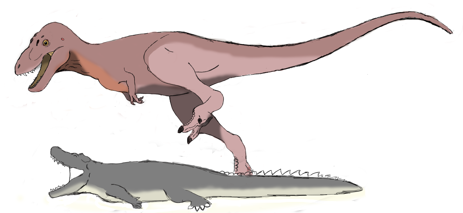 Photoshop Saurian Art by ThePrimevalArtist on DeviantArt