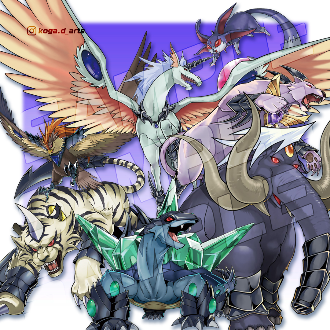 Advanced Crystal Beast Pack [Full Render] by KogaDiamond1080 on DeviantArt