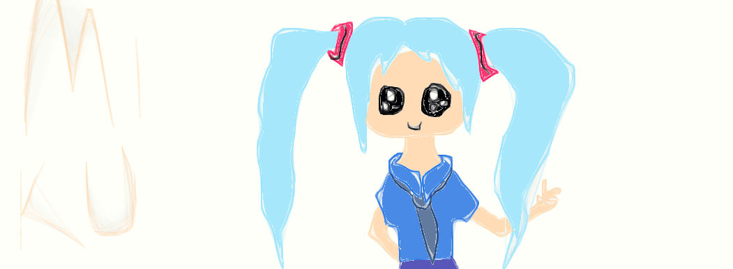 Bad Miku Hatsune Drawing....D: by hawa98 on DeviantArt