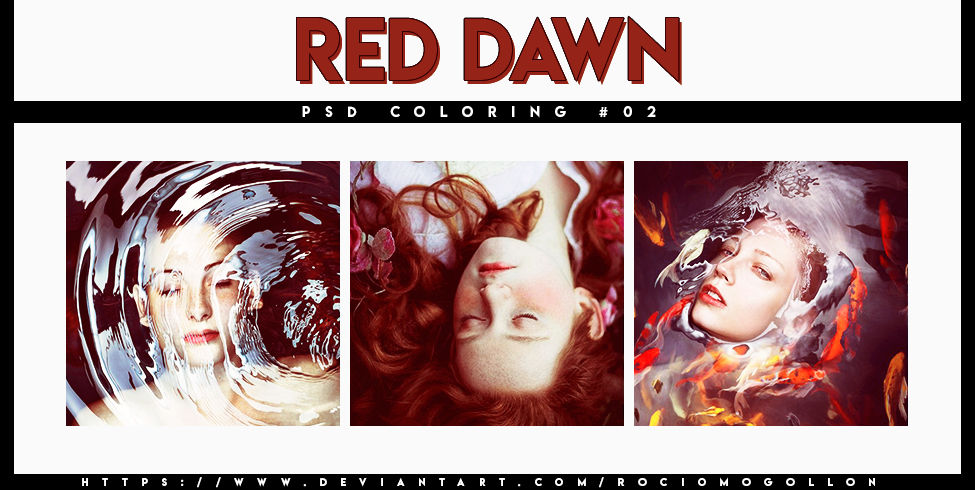 PSD coloring 02 | Red Dawn | by rociomogollon on DeviantArt