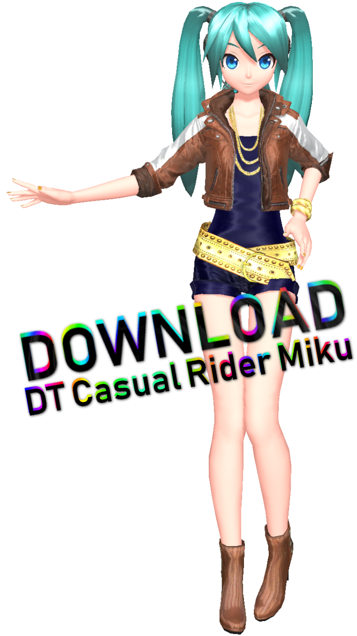 [DT Edit] Casual Rider Miku [DOWNLOAD] by Yonaka-Tokotoro on DeviantArt