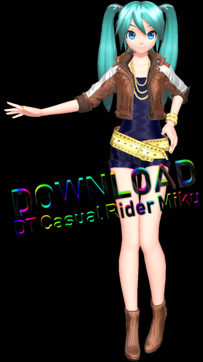 [DT Edit] Casual Rider Miku [DOWNLOAD] by Yonaka-Tokotoro on DeviantArt