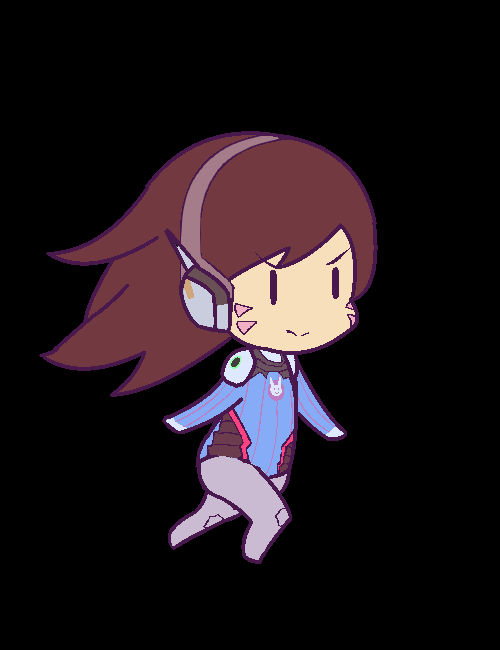[FanAnimation] Dva Dva Run!!! by NaseCafe on DeviantArt
