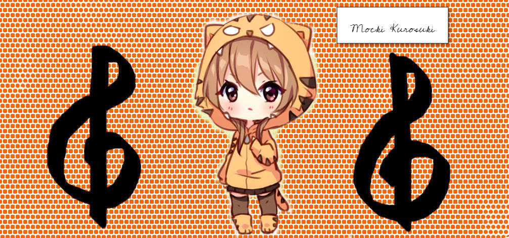 Musical chibi girl/tiger by MochiKursuki on DeviantArt
