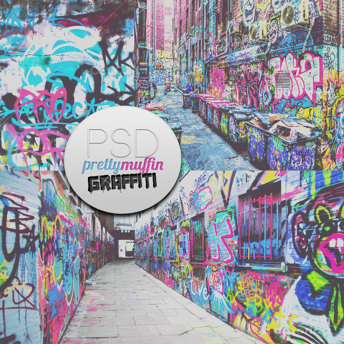 PSD #08 'Graffiti' by PrettyMuffin on DeviantArt