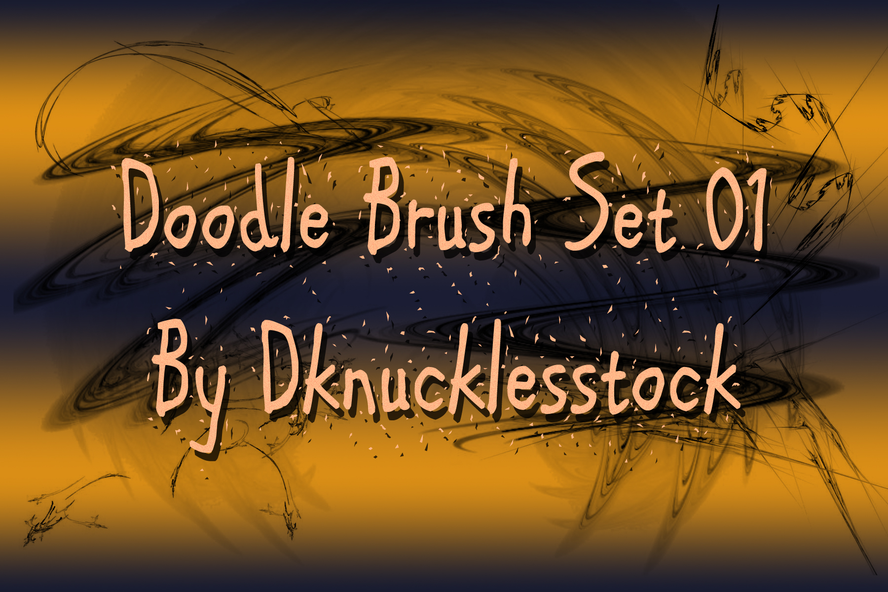 Doodle Brush Set 01 by dknucklesstock on DeviantArt