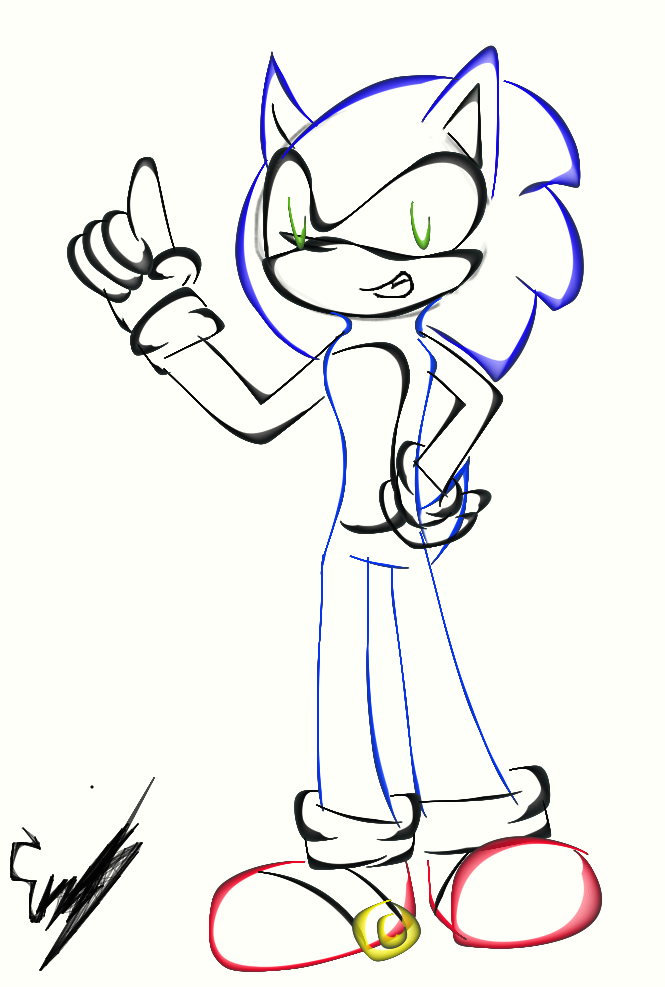 Sonic the Hedgehog by Mango-Doodle on DeviantArt