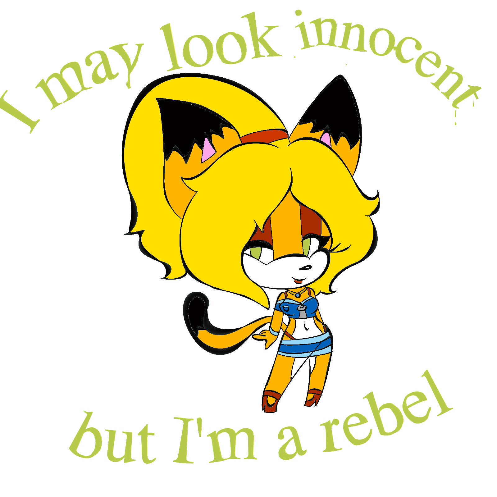 I may look innocent by Mango-Doodle on DeviantArt