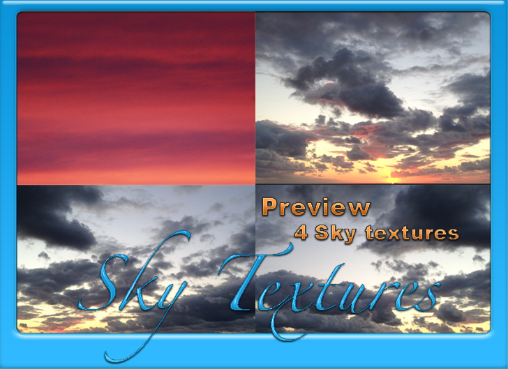 4 Large Sky Textures 1 by Globaludodesign on DeviantArt