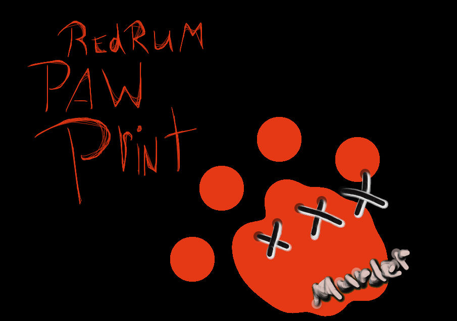 redrum paw print by tp9898 on DeviantArt